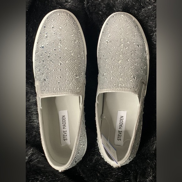 Steve Madden | Shoes | Steve Madden Rhinestones Slipon Sneakers For Any ...